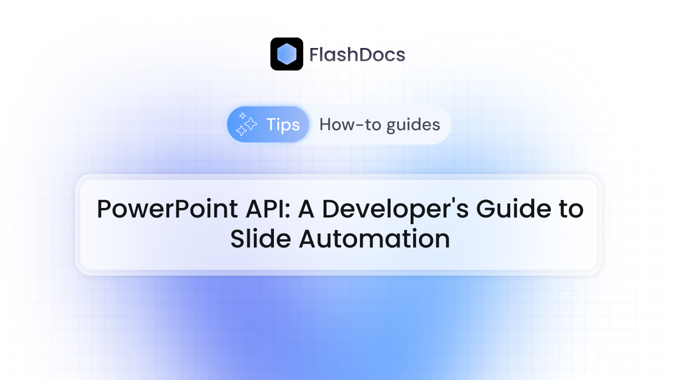 PowerPoint API: A Developer's Guide to Slide Automation